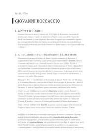 Il Decameron di Giovanni Boccaccio schema completo - Docsity
