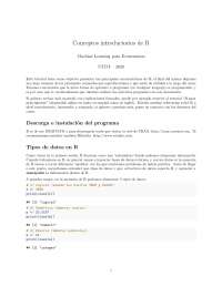 Introduccion a r para principiantes - Docsity