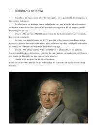 Goya para niños primaria - Docsity