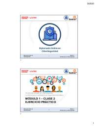CLASE 2 EJERCICIO PARA CIBERSEGURIDAD - Docsity