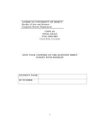FALL-03-04-FINAL.pdf | Exams Numerical Methods in Engineering - Docsity