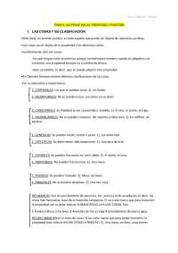 Las cosas y su clasificación. El Ius Privatum - Docsity