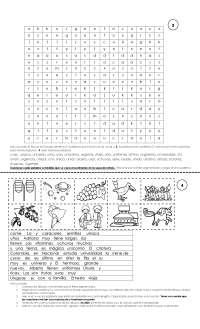Sopa de letras oraciones español - Docsity