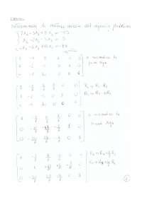 Calcolo Matrice Inversa - Docsity