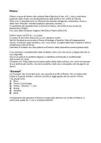 Plotino: ripresa platonica, l'Uno, le ipostasi e l'episrophé - Docsity
