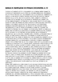 Novella di Andreuccio da Perugia - Docsity