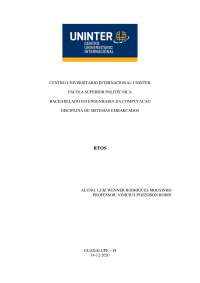 AP Sistemas Embarcados - Docsity