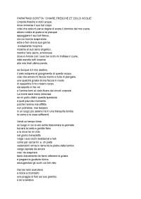 Parafrasi scritta con ulteriore commento personale sul componimento ...