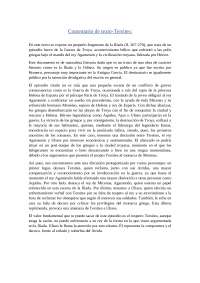 Comentario de texto sobre Tersites - Docsity