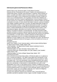 Información general del Romancero Gitano - Docsity