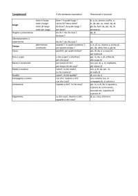Complementi grammatica italiana tabella - Docsity