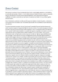 La figura di Zeno Cosini - Docsity