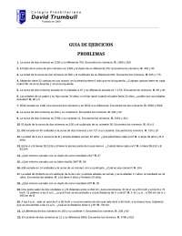 Matematicas aplicadas en ejercicios - Docsity