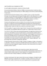 Luigi Pirandello | Appunti di Lingue e letterature classiche | Docsity