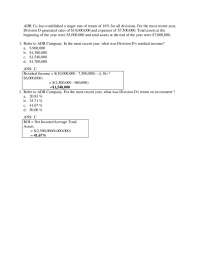 MAS Sample Problem and Solution - Docsity