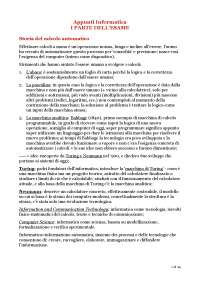 Schemi Informatica 2020/2021, Prof. Pozzato - Docsity