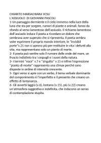 Assiuolo di Giovanni Pascoli. - Docsity