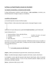 Il potere imperiale, Le Roux - Docsity