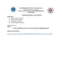 Tareas en clases online | Esquemas y mapas conceptuales de Econometría - Docsity