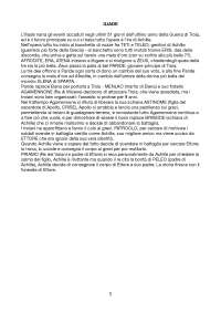 Iliade riassunto breve | Appunti di Letteratura Greca | Docsity