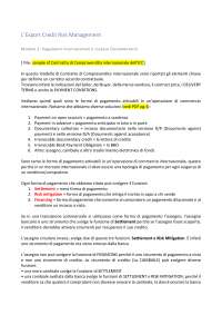 Master in Global Marketing, Comunicazione & Made in Italy - L’Export Credit Risk Management ...