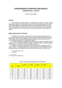 Espalhamento Compton - Docsity