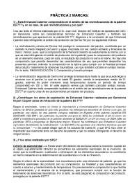 Práctica 2 de Marcas - Docsity