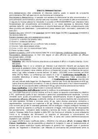 Diritto amministrativo (concorso comune) - Docsity