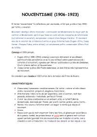 Apunts sobre el Noucentisme - Docsity