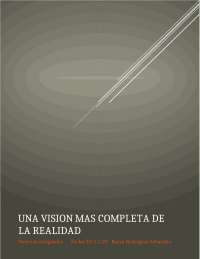 Proyecto integrador. Una visión más completa de la realidad - Docsity