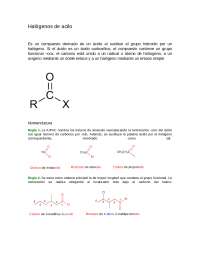 Halogenos de acilo quimica - Docsity