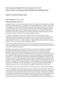 Esempio paper comunicazione d'impresa | Prove d'esame di Comunicazione Professionale | Docsity