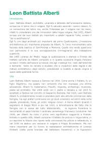 L.B. ALBERTI: VITA E OPERE - Docsity