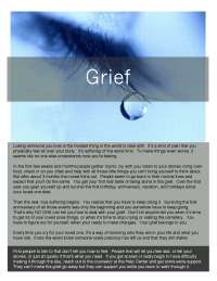 The truth behind the mask of grief - Docsity