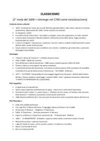 CLASSICISMO - CULTURA FRANCESE - Docsity