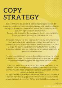 Esempio Copy Strategy - Docsity