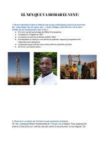 Ejercicios de la película el niño que domo el viento - Docsity