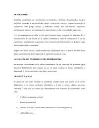 LESION DEL SUBTALAMO HEMIBALISMO - Docsity