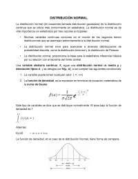 Distribucion normal en probabilidad - Docsity