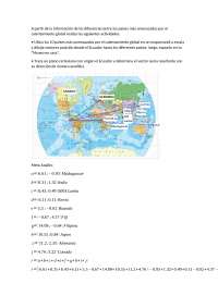 VECTORES EN MAPA MUNDI - Docsity