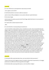 Paniere compilato di Diritto Privato e dello sport - Docsity