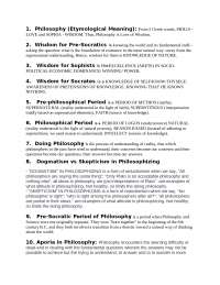 Vocabulary for philosophy - Docsity
