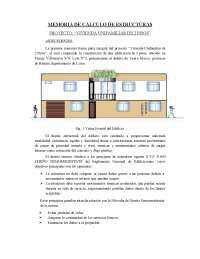 MEMORIA CALCULO ESTRUCTURAL | Ejercicios de Estructuras y Materiales | Docsity