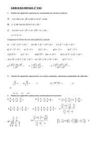 Ejercicios nivel 2º ESO - Docsity