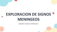 Signos meningeos............................................... - Docsity