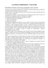 La lingua disonesta- vallauri - Docsity