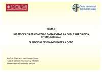 El modelo de convenio de la OCDE - Docsity