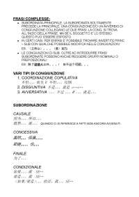 Sintesi frasi complesse - Docsity