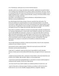 Research for no child left behind | High school final essays Computer science | Docsity