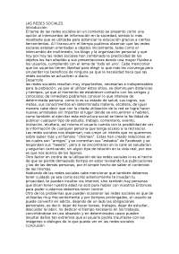 Ensayo de las redes sociales - Docsity